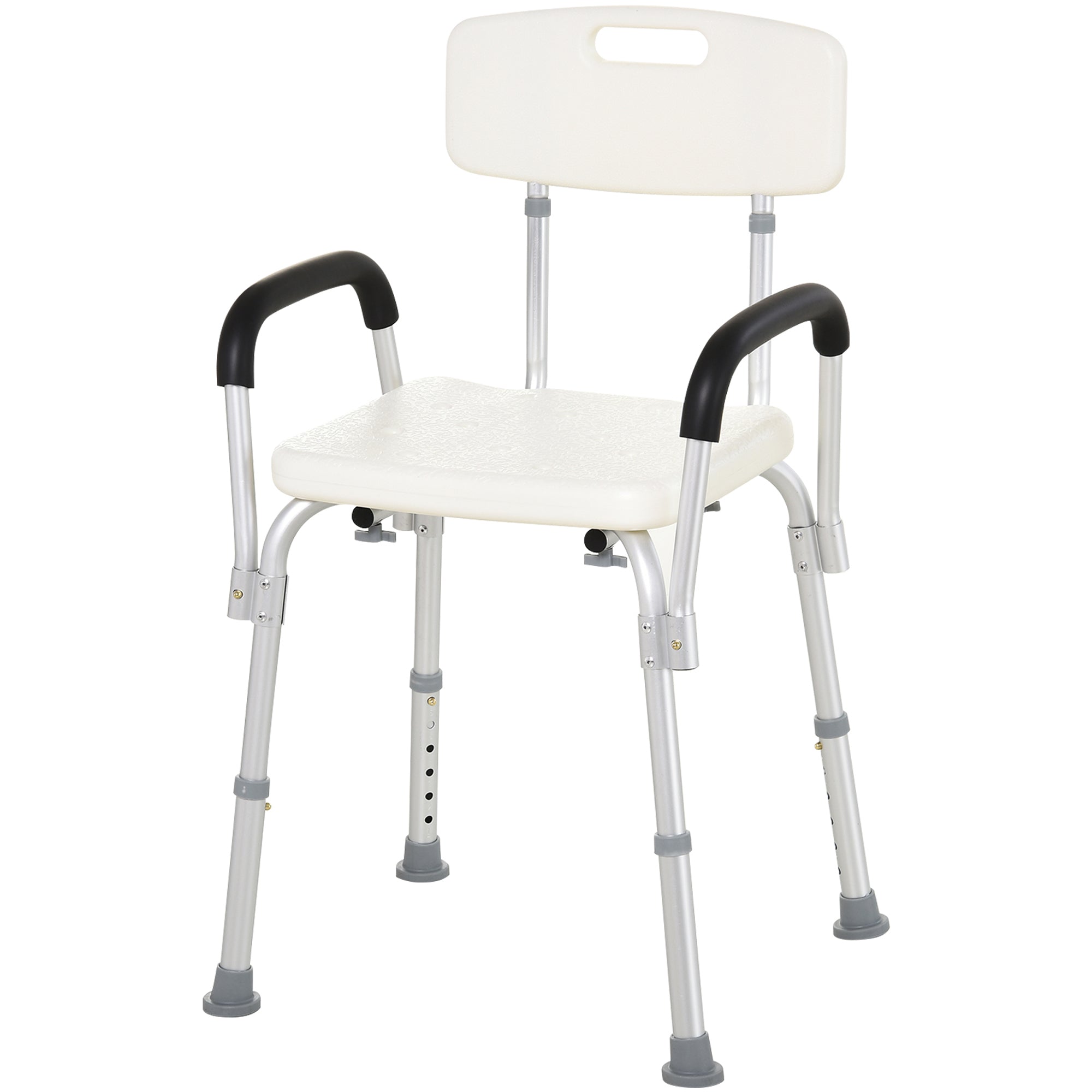 Homcom Shower Chair, Mobility Medical Grade Bath Chair, Adjustable Sho