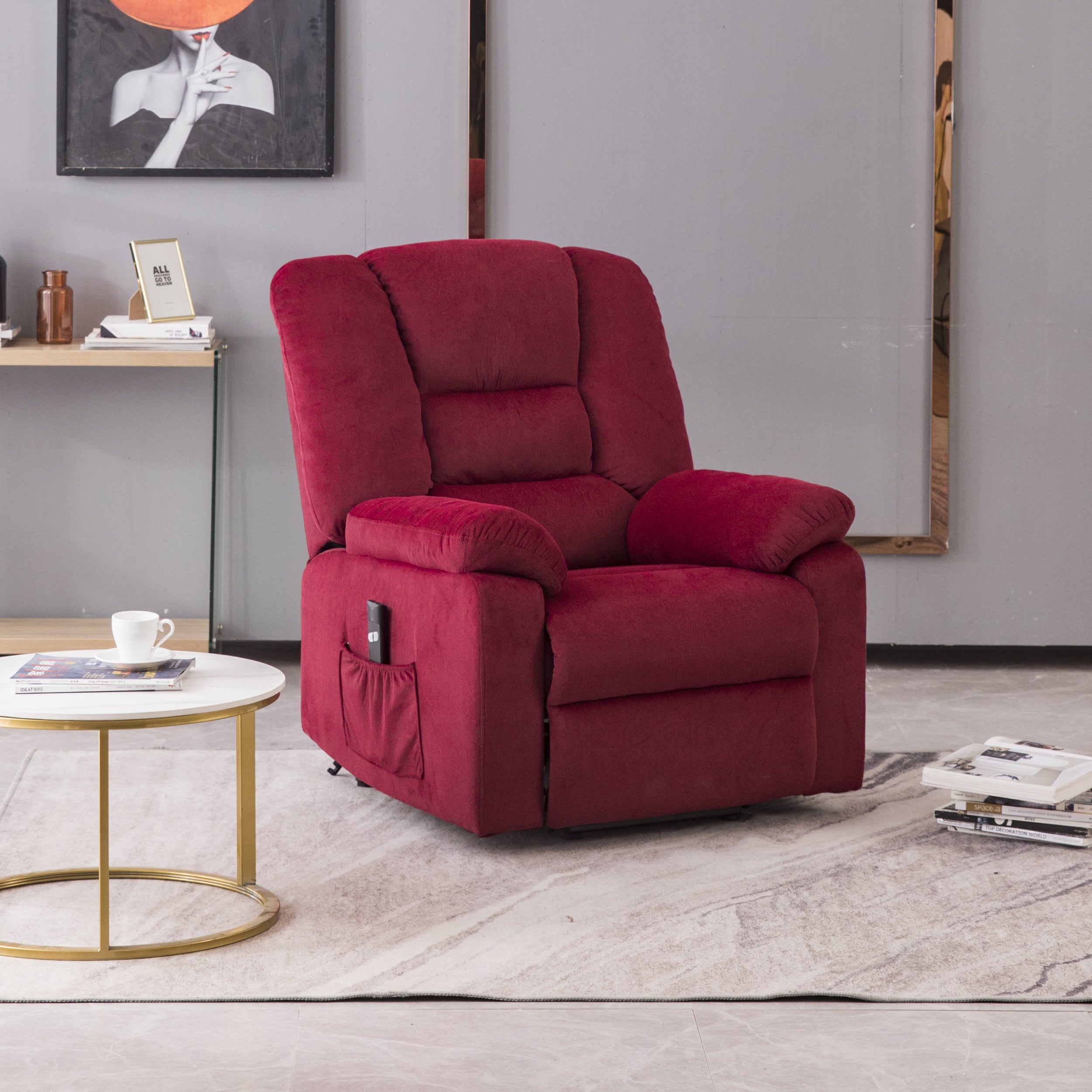 Power Lift Recliner Chair For Elderly Heavy Duty And Safety Motion Rec