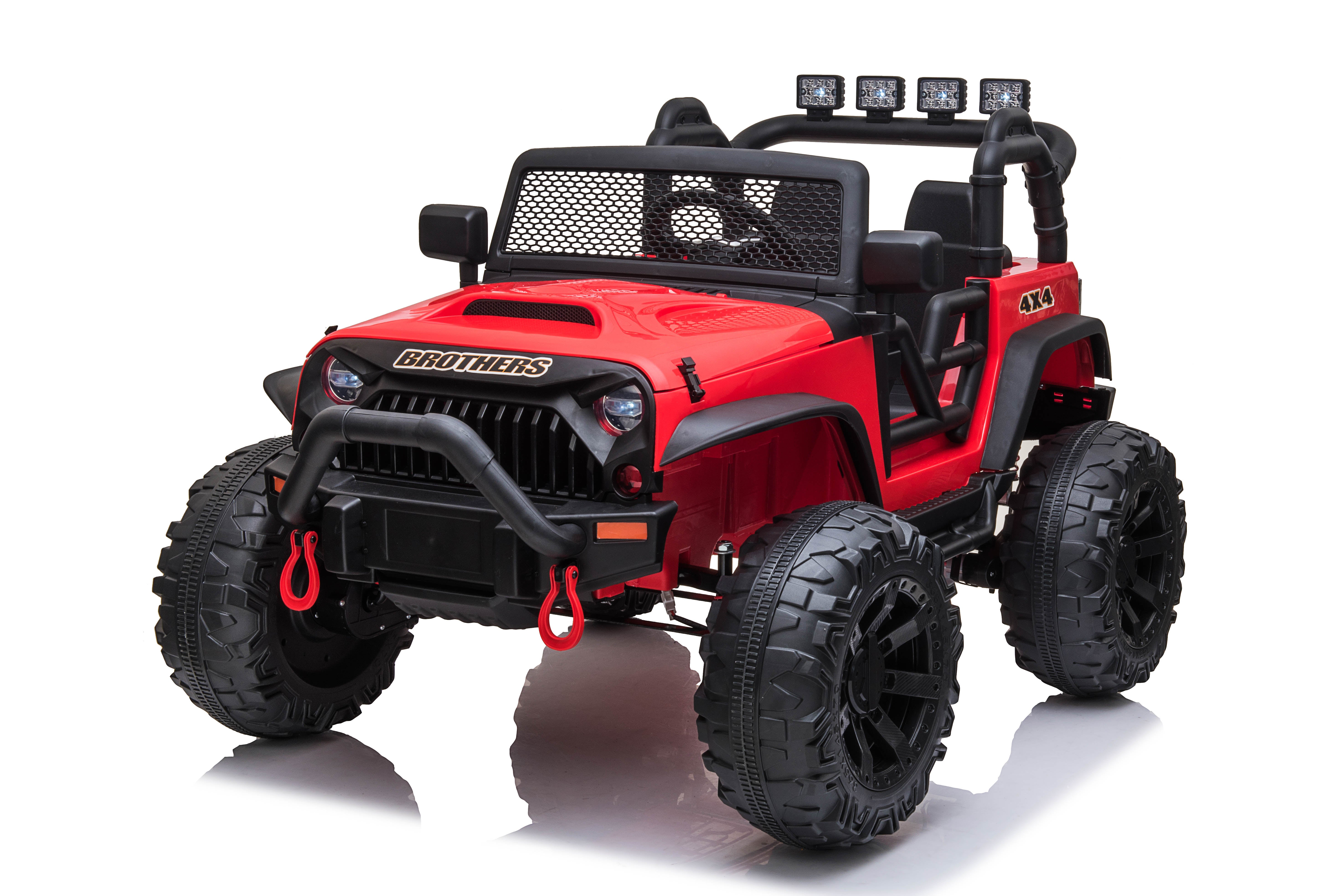 Jeep Double Drive Children Ride On Car With40W*2,12V7Ah*1 Battery,Pare