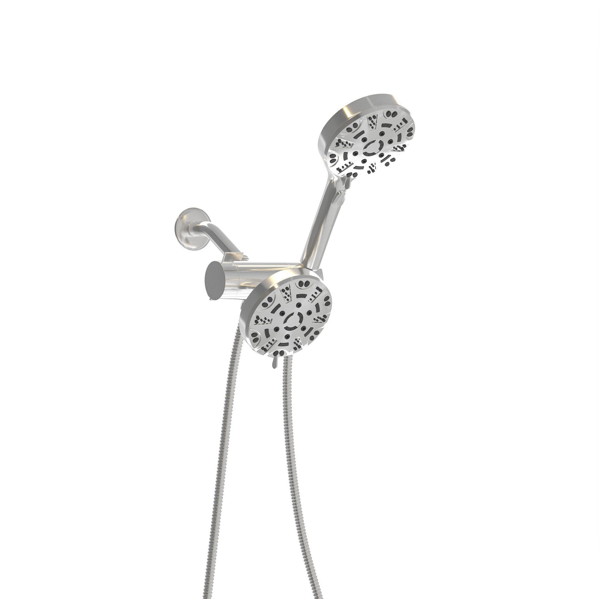 Multi Function Dual Shower Head Shower System With 4.7" Rain Showerhea