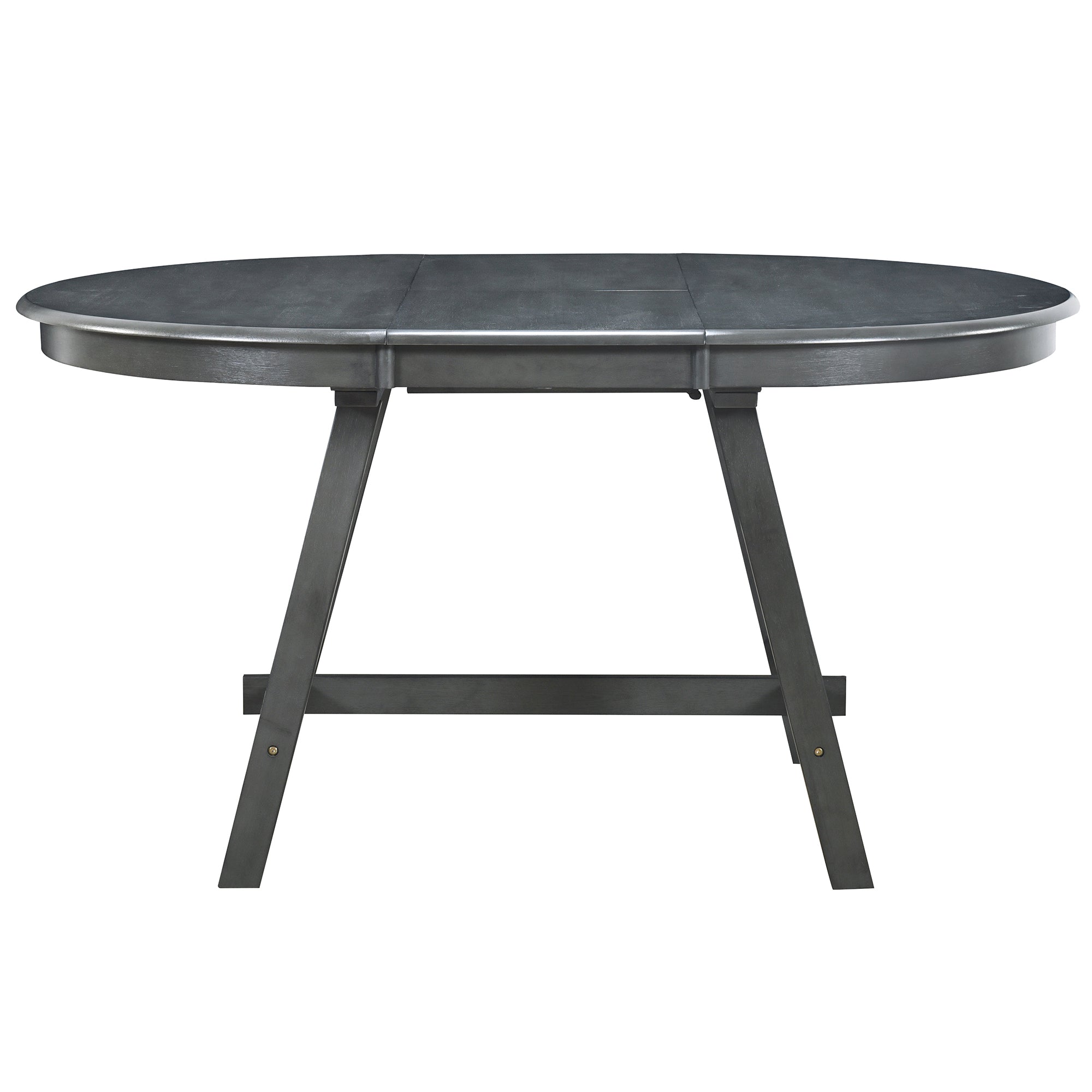 Wood Dining Table Round Extendable Dining Table For Dining Room Gray G