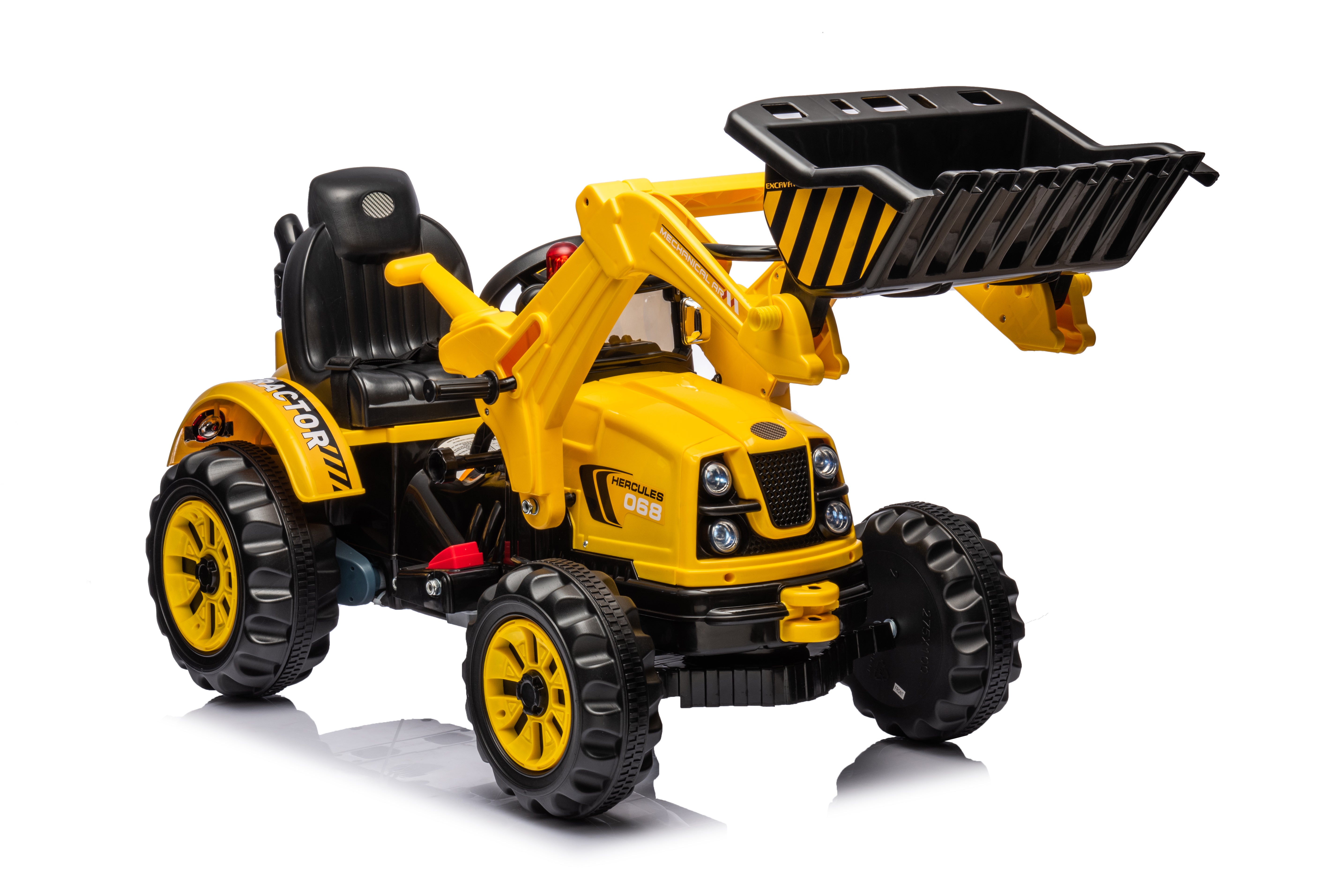 Ride On Excavator, 12V Battery Powered Construction Vehicles For Kids,