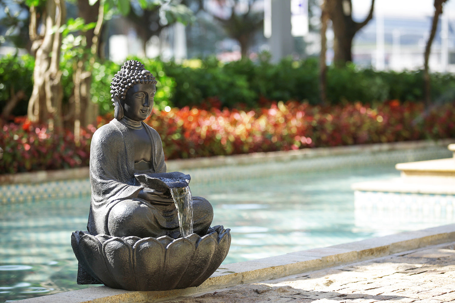 Lotus Buddha Water Feature