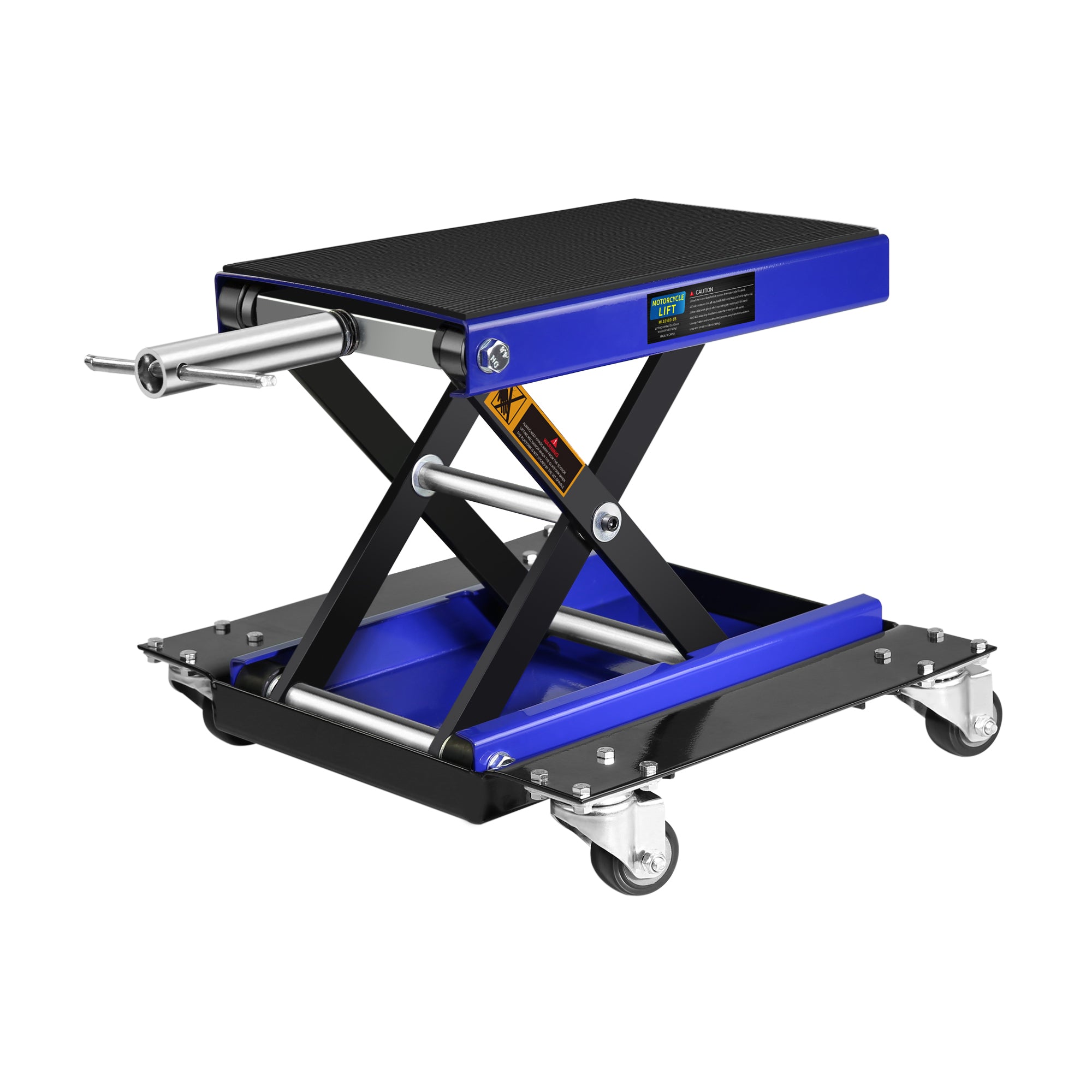 1100 Lbs Steel Wide Deck Motorcycle Lift Atv Scissor Lift Jack With Do
