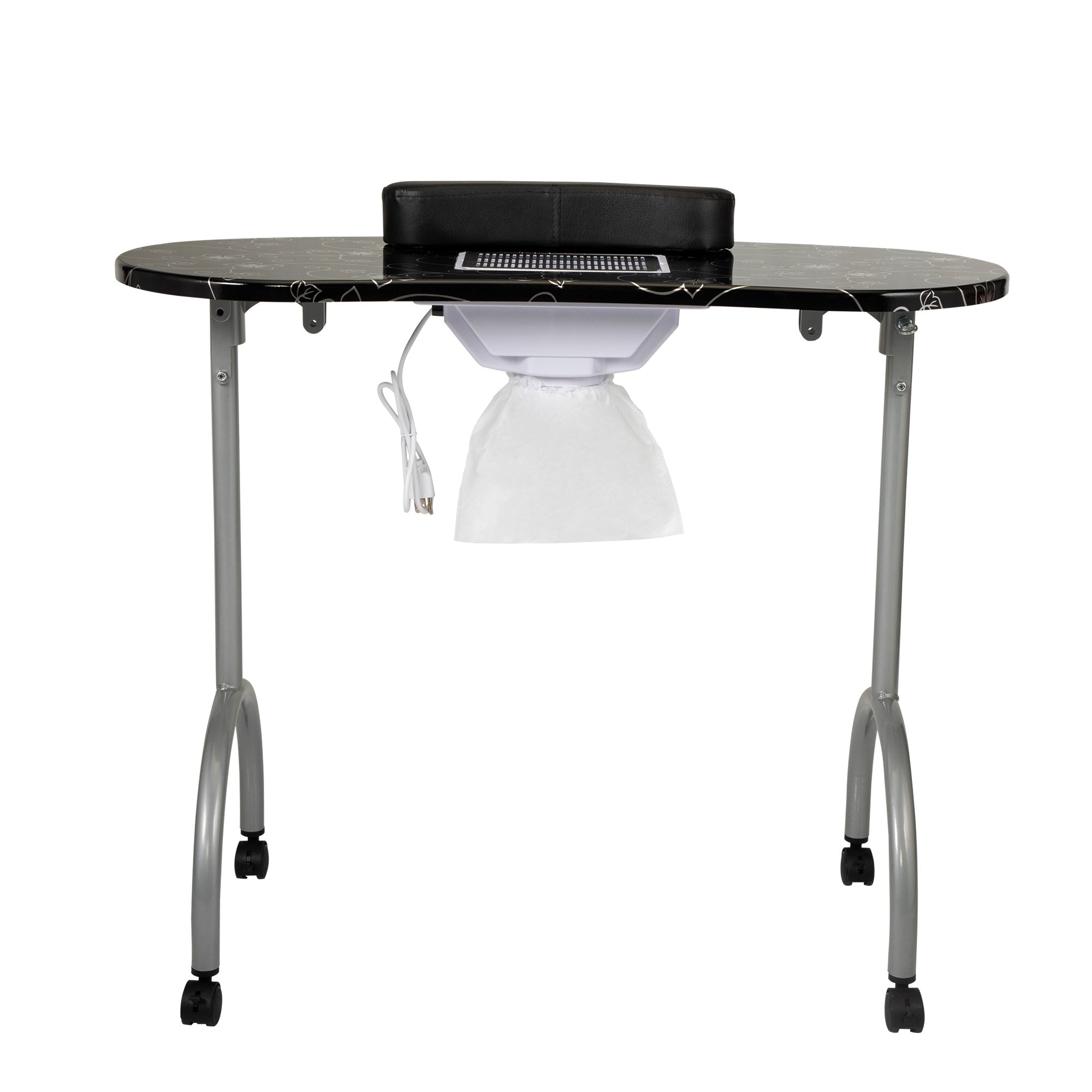 Portable & Foldable Manicure Table Nail Table Desk With Electric Dust