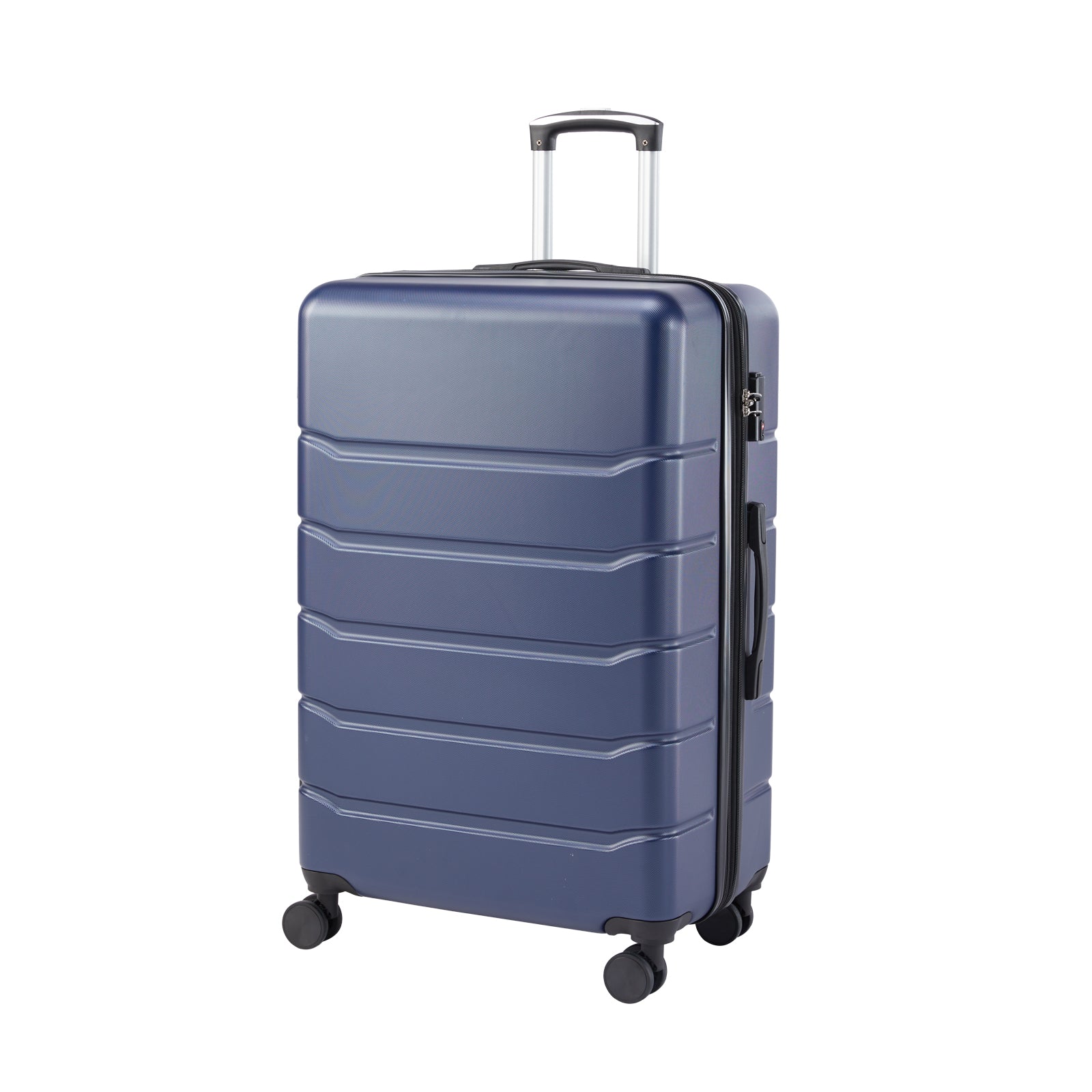 Hard Sided Expand Suitcase With Rotating Wheels, Tsa Lock, Retractable