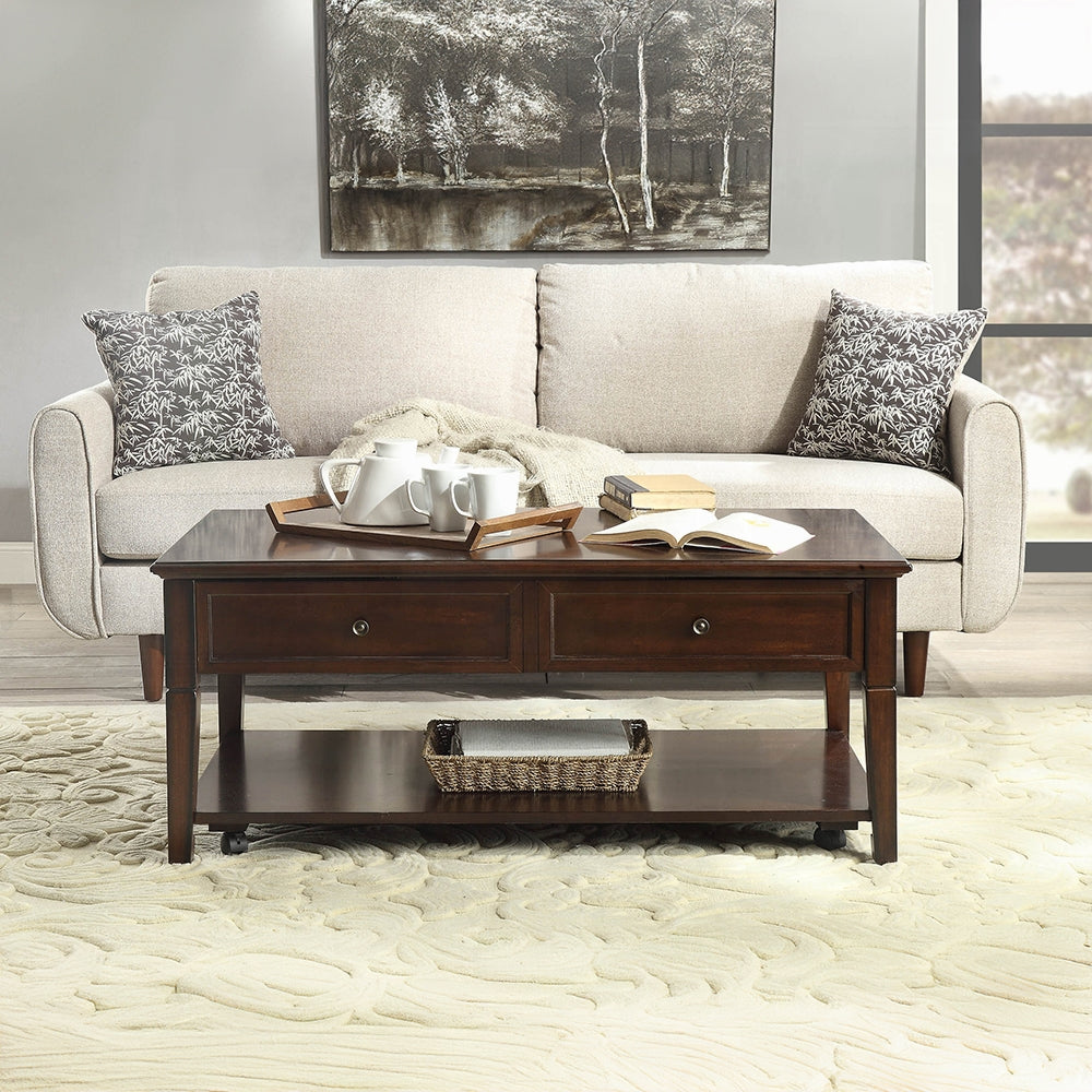 Walnut Coffee Table With Lift Top Walnut Primary Living Space Transiti