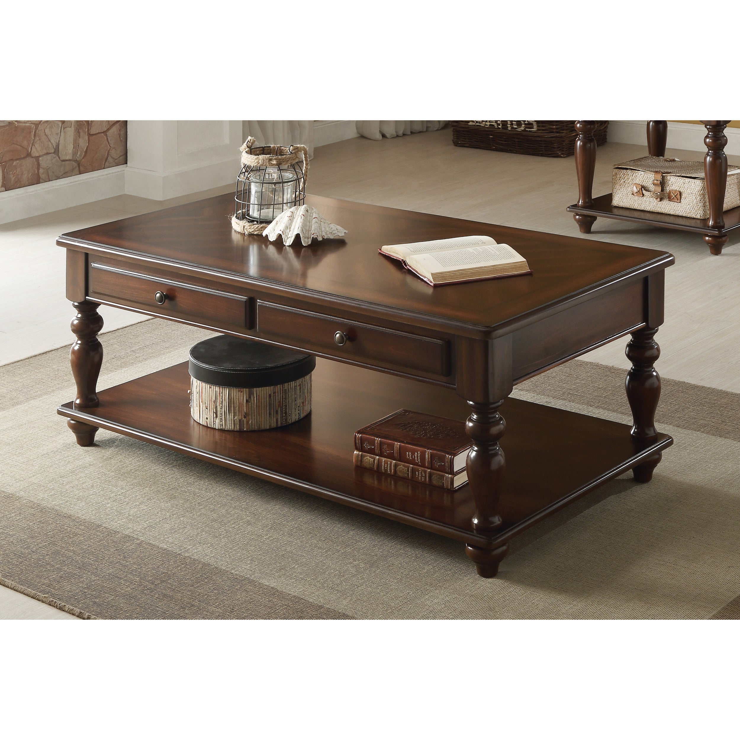 Walnut Coffee Table With Lift Top Walnut Primary Living Space Traditio