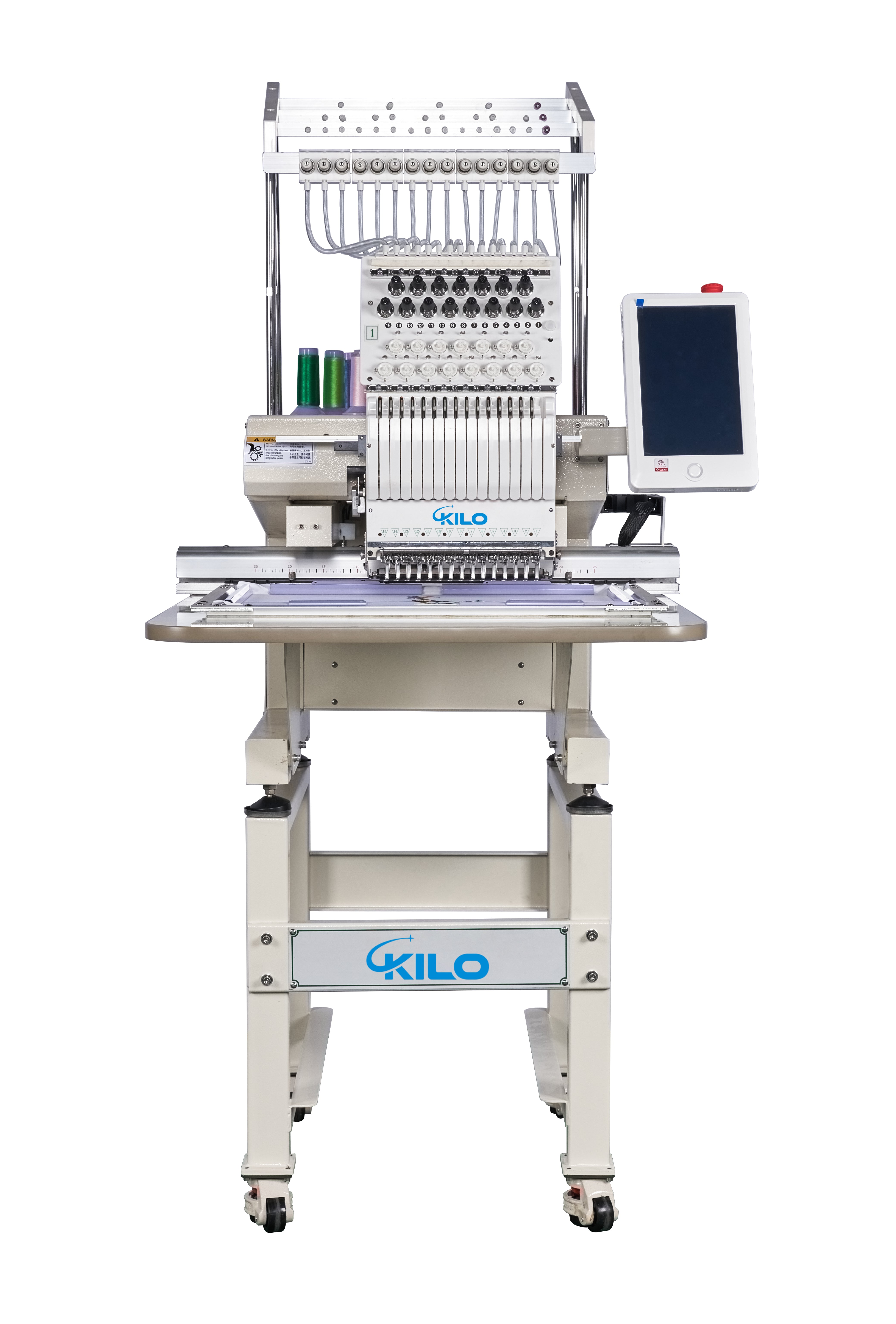 Commercial Embroidery Machine With 15 Needles 13" X 20" Lcd Embroidere