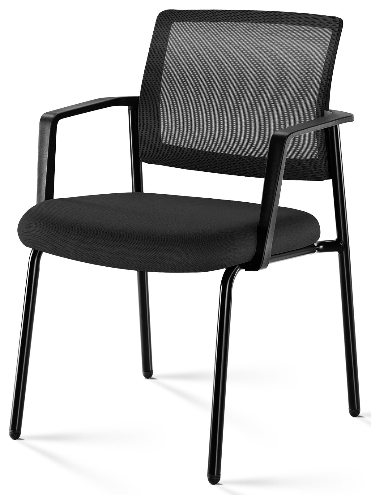 Mesh Back Stacking Arm Chairsupholstered Fabric Stacking Chairs, Sturd