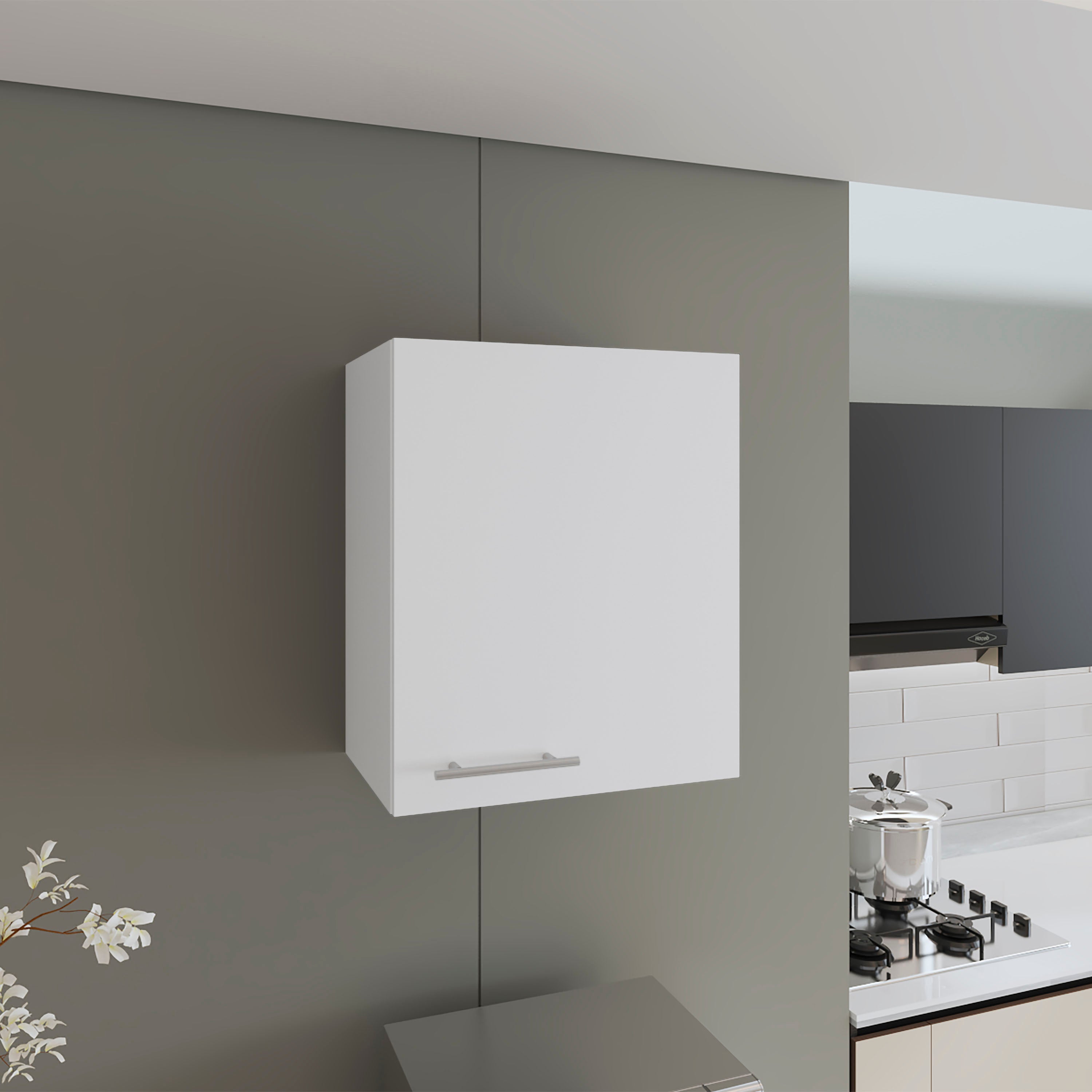 Manchester 20" Wide One Door And Two Shelves Wall Cabinet 1 2 Shelves