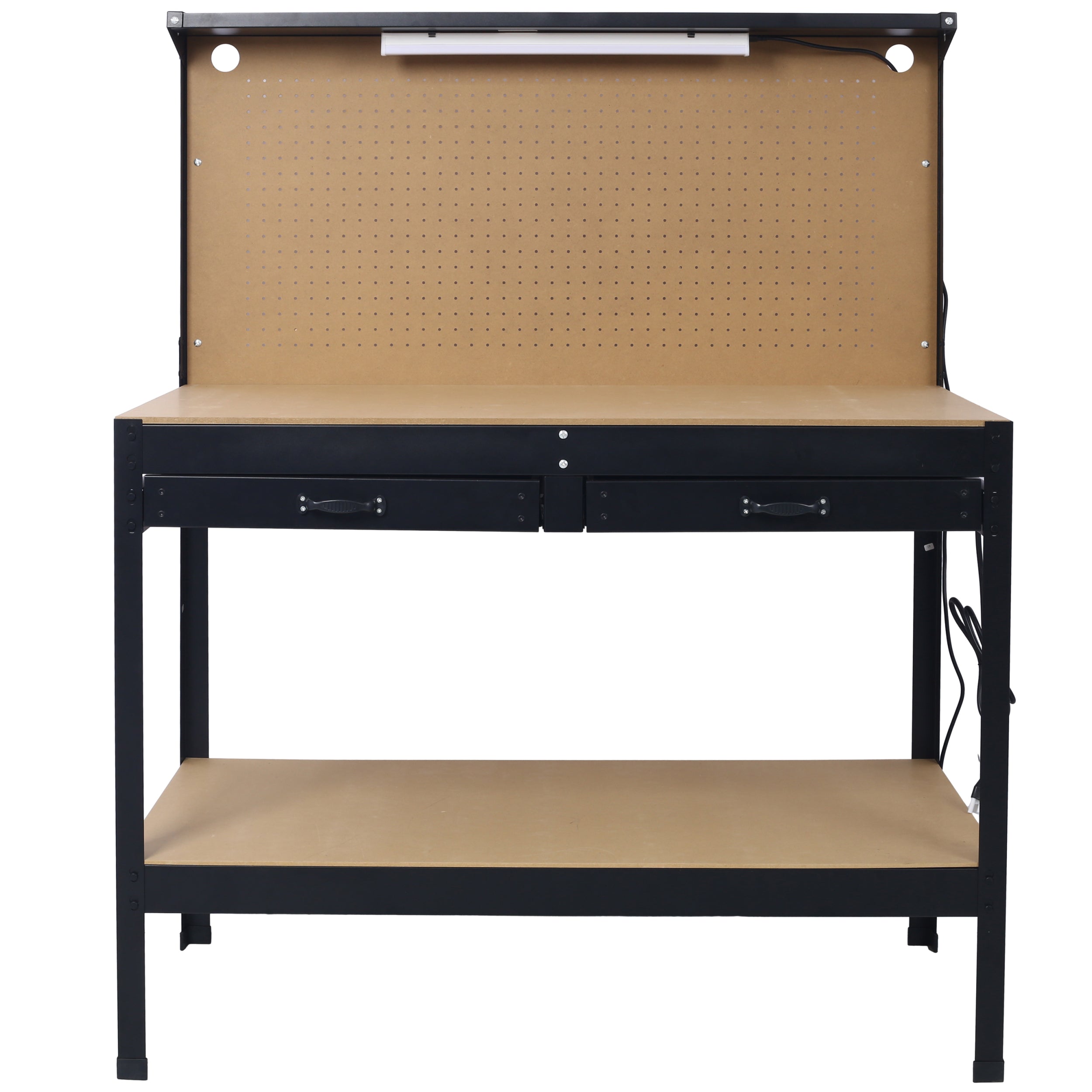 Steel Workbench Tool Storage Work Bench Workshop Tools Table W Drawer