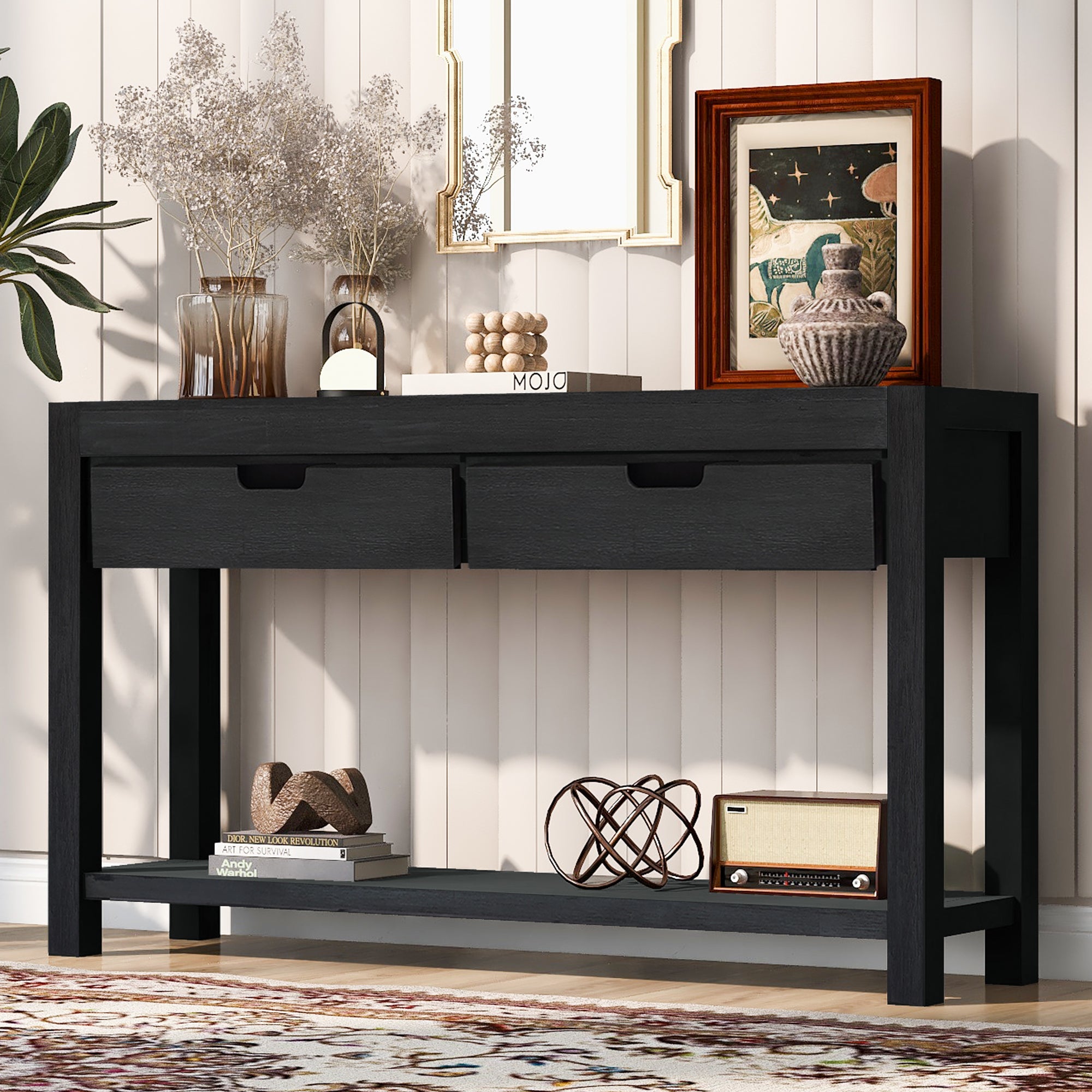 Console Table Entryway Table For Hallway Living Room With 2 Drawers An